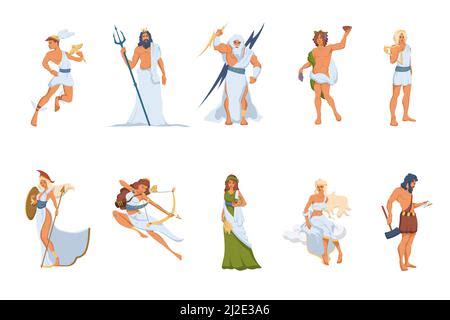 Antigua mitología griega Los dioses y diosas de olimpo Personajes