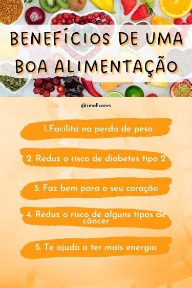 Você sabe quais são os benefícios de uma boa alimentação Frases de