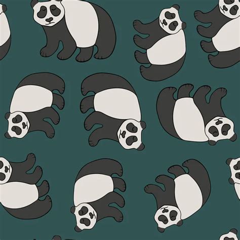 Fotos de Padrão de panda Imagens de Padrão de panda sem royalties