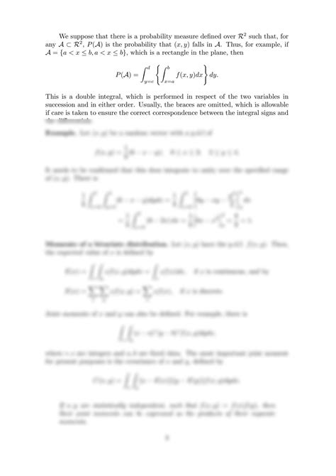 SOLUTION Lecture Note Of Bivariate Distributions Studypool