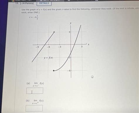solved 13 [ 4 points] use the graph of y f x and the