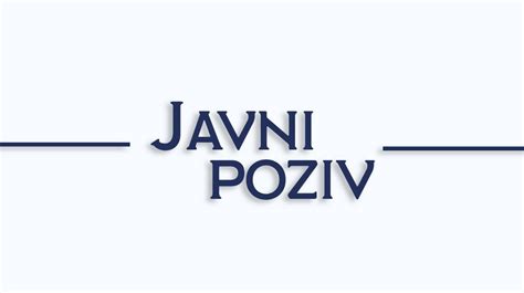 Javni poziv za izbor i imenovanje članova Savjetodavnog odbora građana