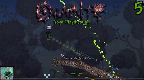 Corruption Counter Terraria Calamity Yoyo Playthrough 5 YouTube