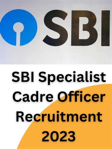 SBI Specialist Cadre Officer Recruitment 2023 HandwrittenNotes In