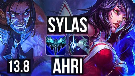 Sylas Vs Ahri Mid Games Kr Challenger Youtube