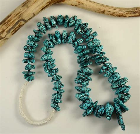 Lone Mountain Turquoise Nugget Necklace Hoel S Indian Shop Sedona