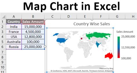 How To Create Map Chart In Excel Viv Milzie