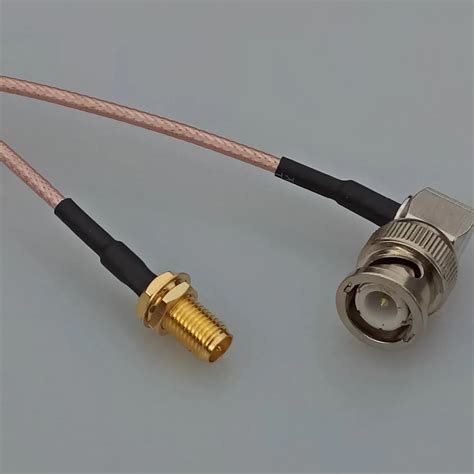 Aliexpress Buy BNC Male Right Angle Plug To RP SMA Male Plug