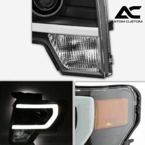 Faros Frontales Con Barra Led En C Ford F Atom Custom