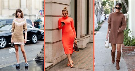 Comment Porter La Robe Pull Marie Claire