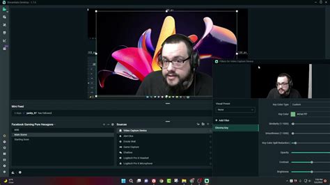 How To Chroma Key Remove Green Screen From Webcam In Streamlabs Obs