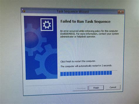 Solved SCCM 2012 OS Deployment Error When Running Task Sequence