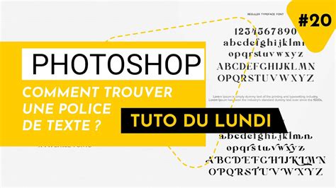 Comment Trouver Une Police Sur Photoshop YouTube