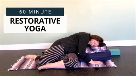 60 Minute Restorative Yoga For Stress Relief Relaxing Yoga For