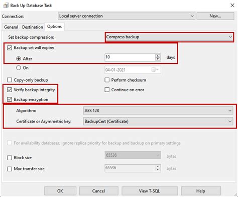 Automate SQL Database Backups Using Maintenance Plans