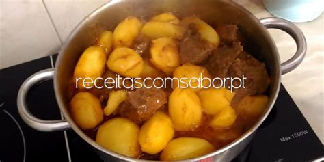 Carne Estufada Batatas Receitas Sabor