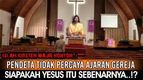 Live Pendeta Menangis Disuruh Tunjukan Ayat Bahwa Yesus Tuhan