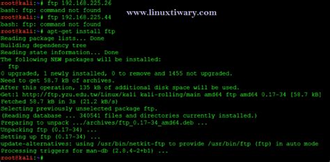 how to configure ftp server on kali linux learn linux ccna ceh ipv6 cyber security online