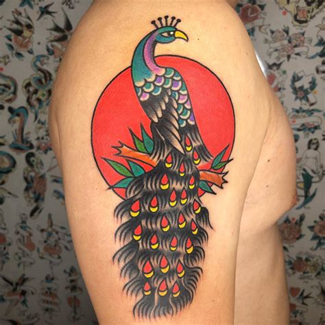 Aggregate More Than 77 Sailor Jerry Peacock Tattoo In Cdgdbentre