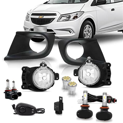 Kit Farol Milha Onix Ls Joy Ultra Led Brindes Mercado