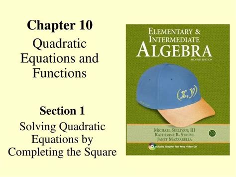 Ppt Chapter Quadratic Equations And Functions Powerpoint