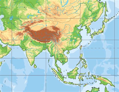 Ch South Asia Physical Map Diagram Quizlet