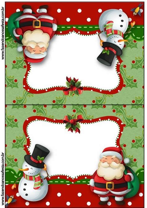 Navidad Invitaciones O Tarjetas Para Imprimir Gratis Ideas Y
