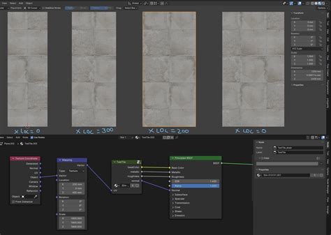 Texturing Object Mapped Material Orientation Based Rotation And Area
