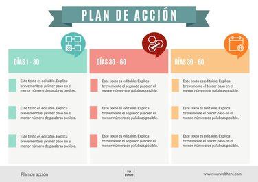Plantillas Gratis Para Plan De Acci N