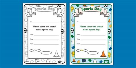 Sports Day Invitation Twinkl Teacher Made Twinkl