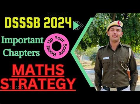 DSSSB Maths Strategy for All Aspirants Jail Warder Grade 4 MTS PEON य