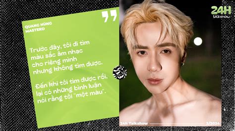 Quang Hùng MasterD Khi đọc bình luận nói mình một màu việc đầu