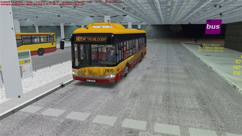 OMSI 2 14 Warszawa Białołęka LINIA N01 Solaris Urbino 12 III electric