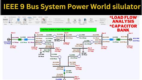 Ieee Bus System In Power World Simulator Load Flow Analysis Using