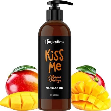 Mango Sensual Massage Oil For Couples Alluring Tropical Oil For Full Body Massages