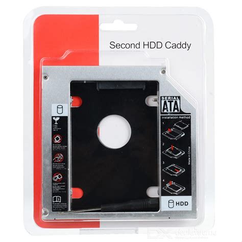 Second Hdd Caddy Tipis Ssd Hdd Caddy Slim Mm Sata Dvd Slot Silver