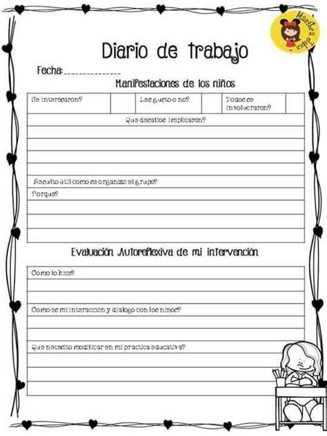 Formato De Registro Diario Gratis I Material Educativo D Artofit