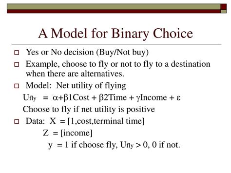 ppt discrete choice modeling powerpoint presentation free download id 3087133