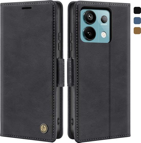 2024 Neu Handyhülle für Xiaomi Redmi Note 13 Pro 5G Hülle Leder mit