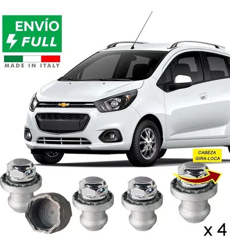 Birlos De Seguridad Galaxylock Chevrolet Beat Notchback Cuotas Sin