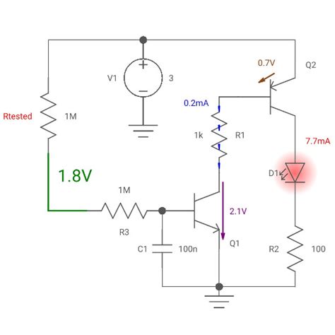 Continuity Tester Circuit Diagram Using Transistors Wiring View And