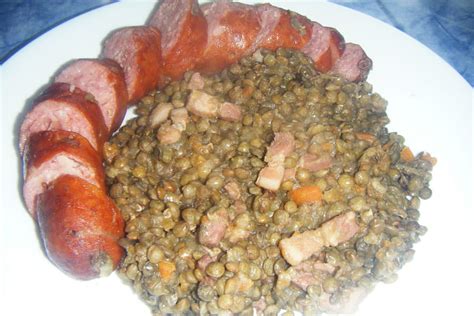 Recette De Lentilles Et Saucisses De Morteau