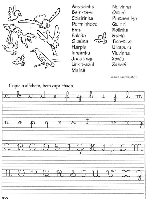 55 Atividades De Caligrafia Letra Cursiva