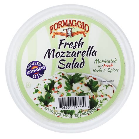 Formaggio Cheese Marinated Mozzarella Balls In Oil With Herbs And