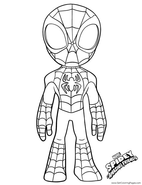 Marvel S Spidey And His Amazing Friends Coloring Page Coloring Nation