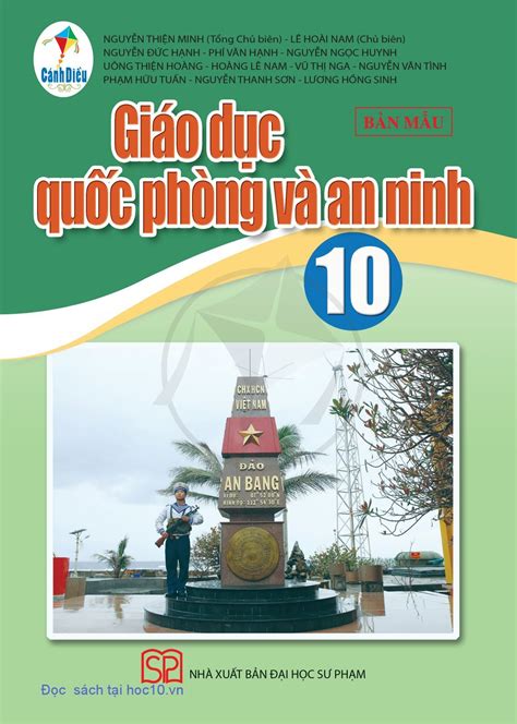 Giáo dục Quốc phòng và An ninh 10 Cánh diều Sách PDF