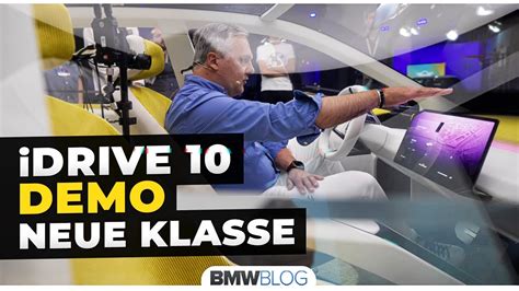 IDrive 10 In BMW Neue Klasse Exclusive Demo YouTube