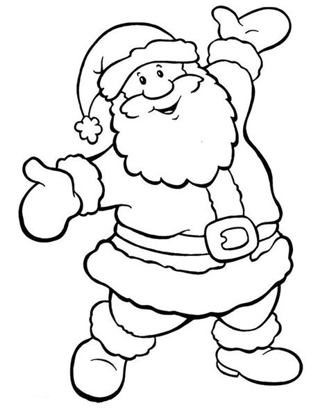 Desenho Papai Noel Feliz Para Colorir Desenho Para Colorir