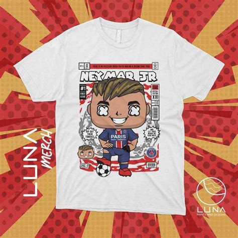Pop Art Football Neymar Jr Funko Pop Chibi Shirt The Luna Merch