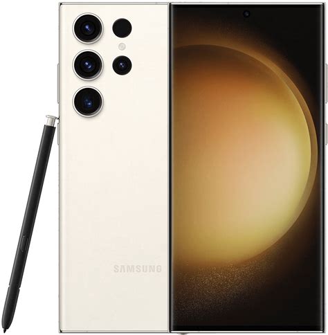 Смартфон Samsung Galaxy S23 Ultra 5G 12 256Gb Кремовый купить по цене